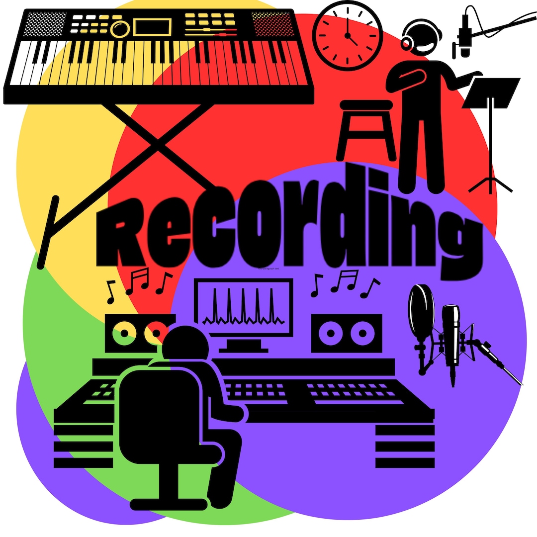 Recording Clip Art Digital Download - Etsy