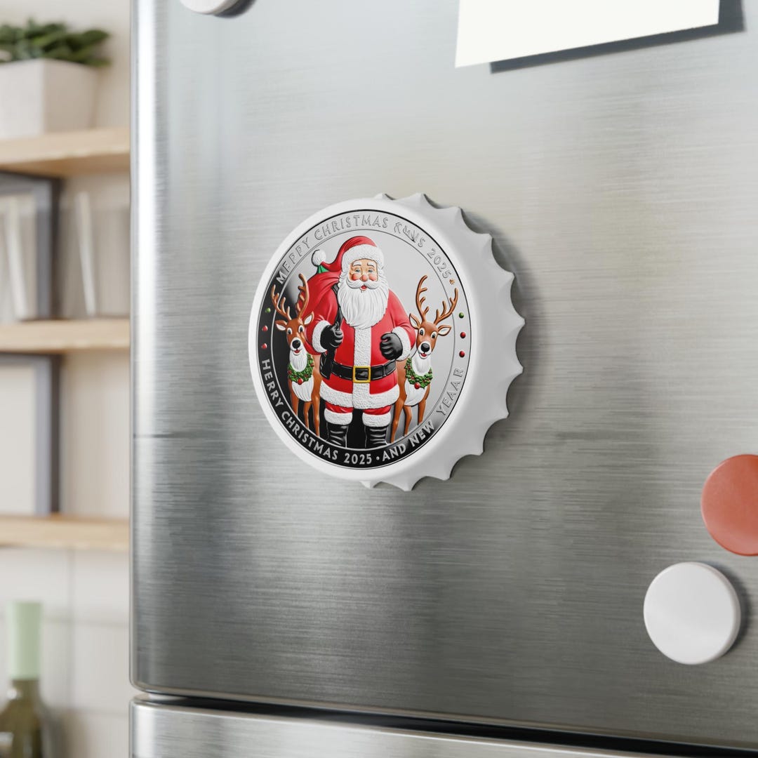 Bottle Opener Santa Claus Luck Money 2025 Trend Gift, Stocking Stuffer ...