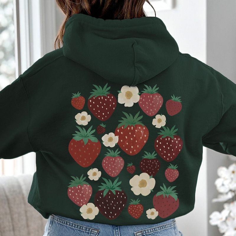 Strawberry Sweater - Etsy