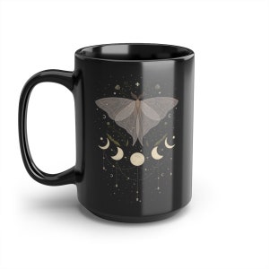 Moth Mug Cottagecore Mug Cottagecore Mugs Dark Cottagecore Forest Mug ...