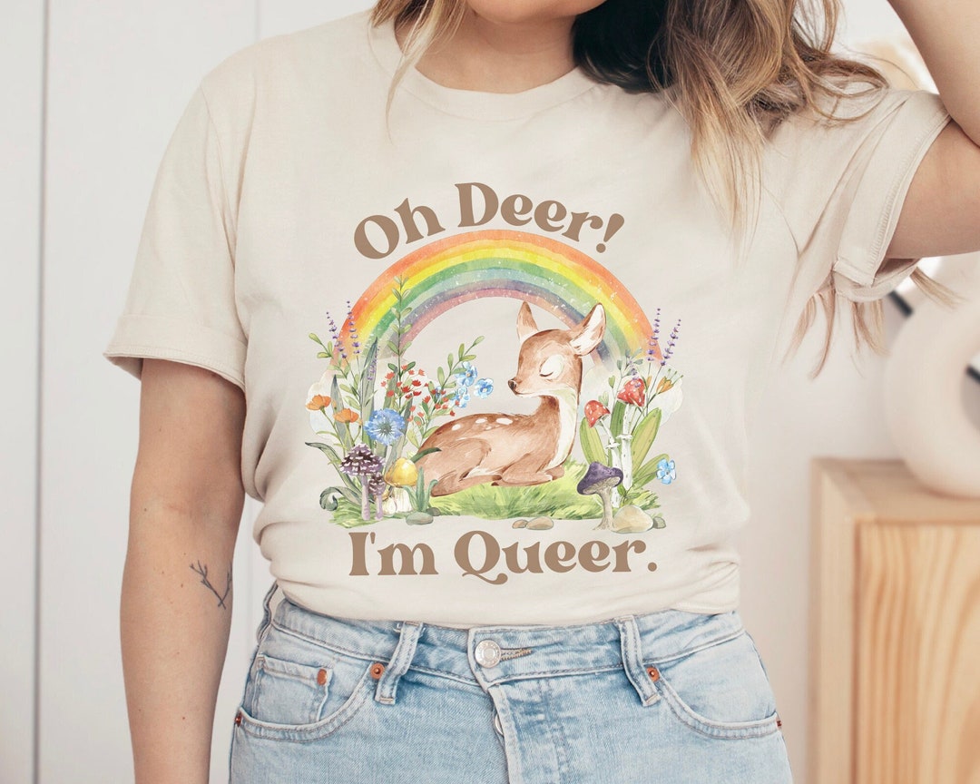 Cottagecore Pride Genderqueer Pride Bi Pride Shirt Pride Outfit Pride ...