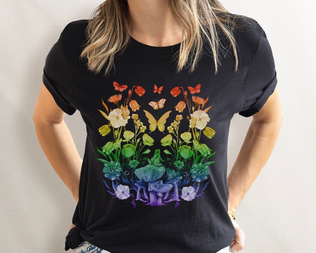 Cottagecore Pride Discreet Pride Flag Subtle Pride Art Discreet Pride ...