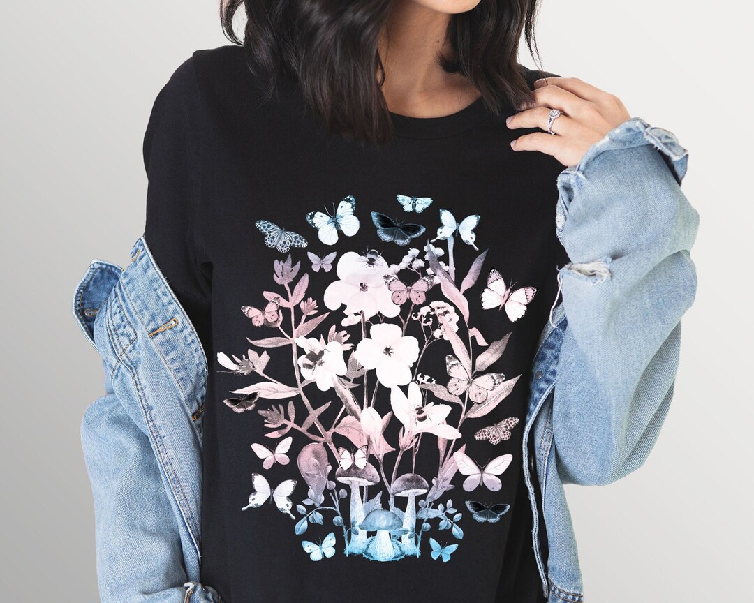 Trans Pride Shirt Cottagecore Pride Discreet Pride Subtle Pride Subtle ...