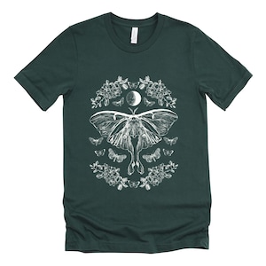 Luna Moth Celestial Moth Insect Shirt Moth T Shirt Moth Print ...
