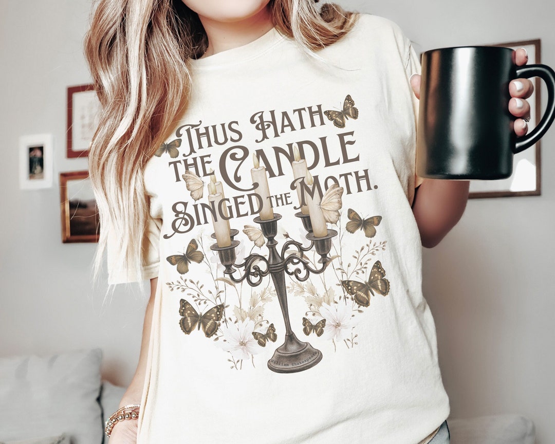 Moth Shirt Shakespeare Shirt Poet Shirt Moth T Shirt Dark Academia ...