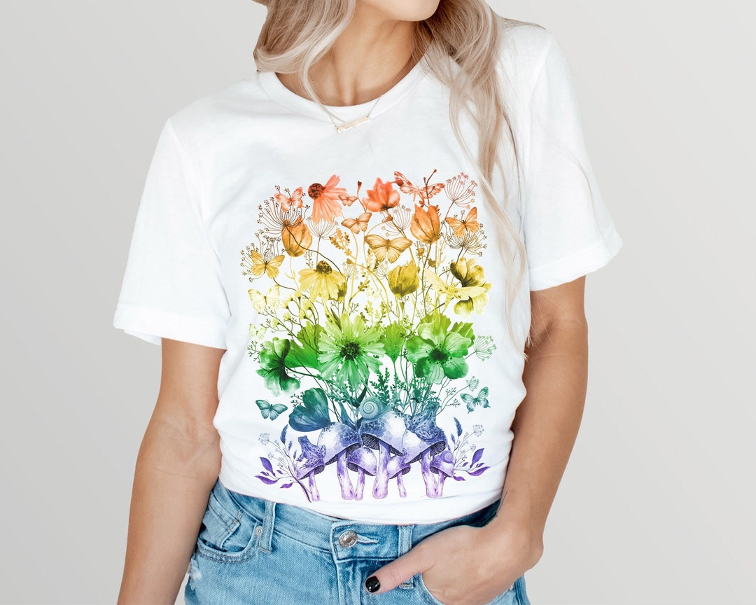 Cottagecore Pride Discreet Pride Flag Subtle Pride Art Discreet Pride ...