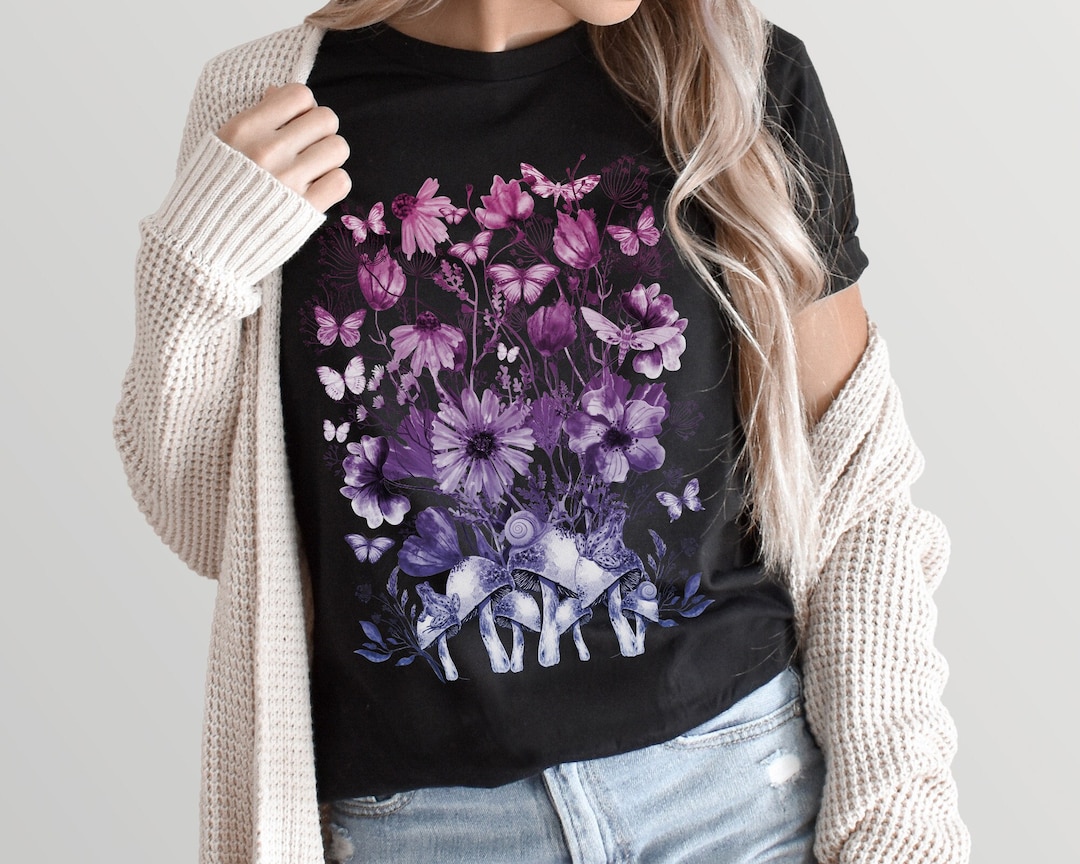 Subtle Bi Pride Shirt Cottagecore Pride Discreet Pride Subtle Pride ...