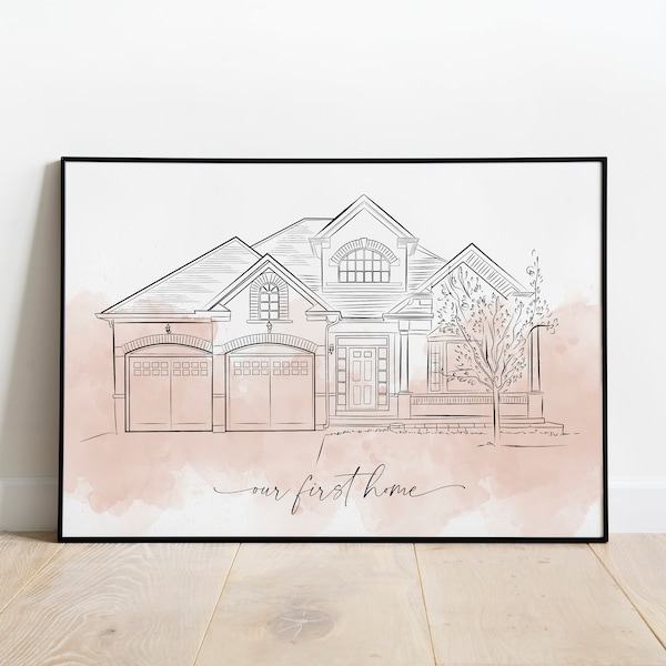 House Portrait - Etsy