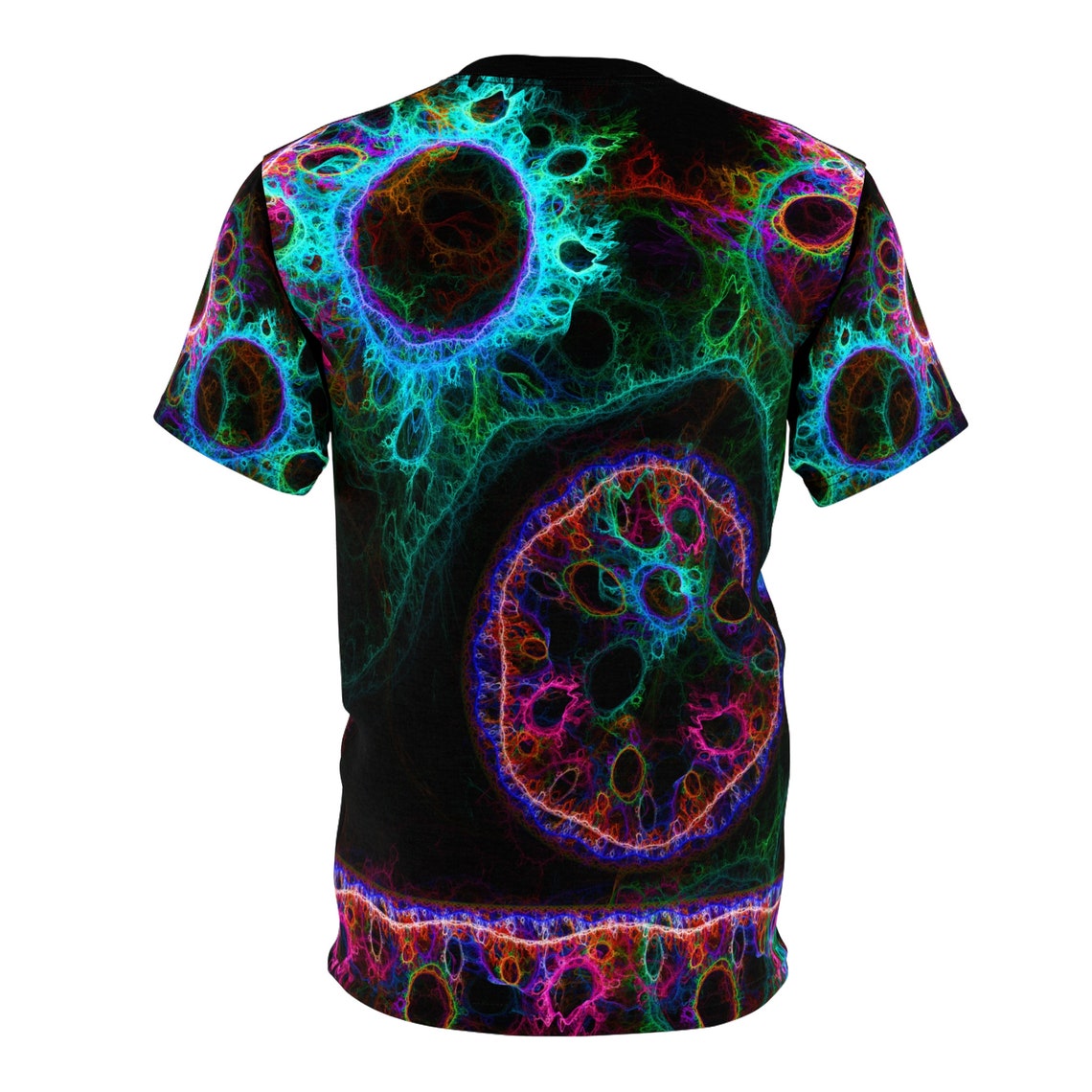 Psychedelic Boho Fractal Tshirt by Alien Fossil Art Unique Tee - Etsy
