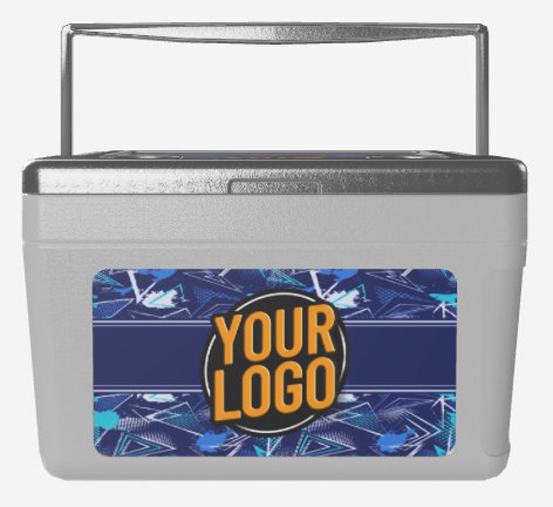 Custom Hardside Coolers With 6 Can, Full Body Vinyl Wrap Water Cooler ...