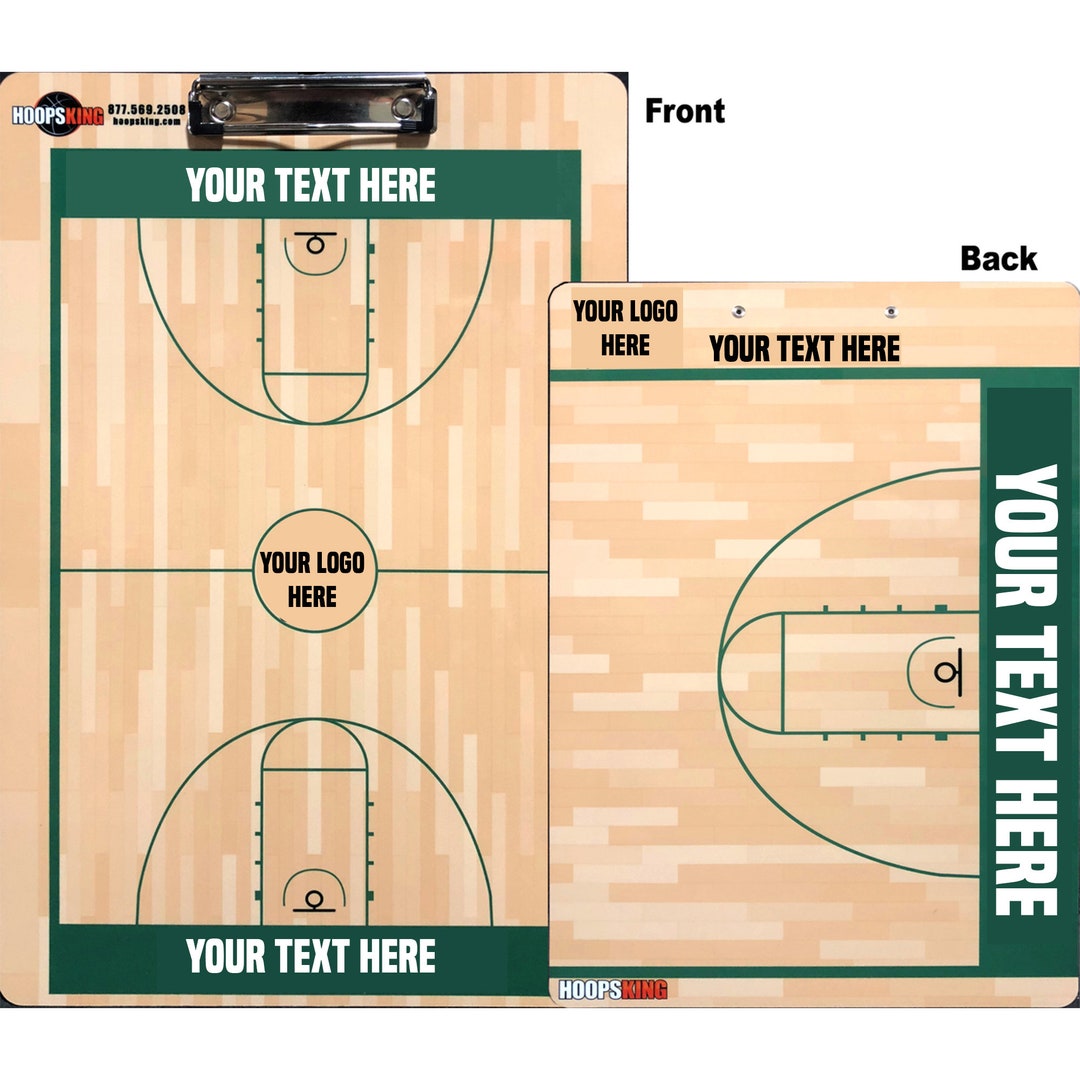 Personalized Coach Clipboard, Basketball Board, Dry Erase Board ...