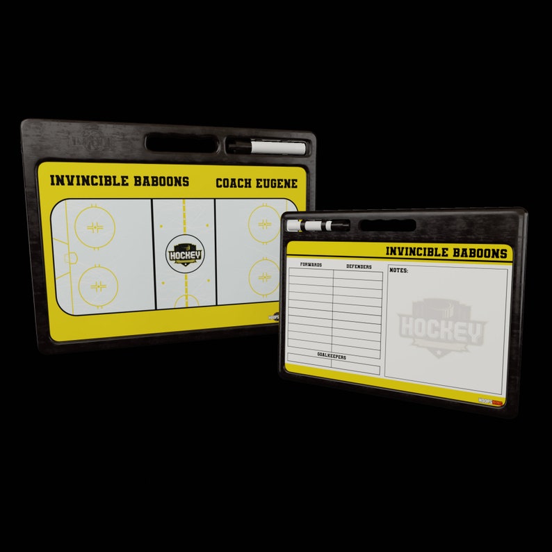 Custom Hockey Board, Dry Erase Board, Coaching Board, Gift for Coach ...