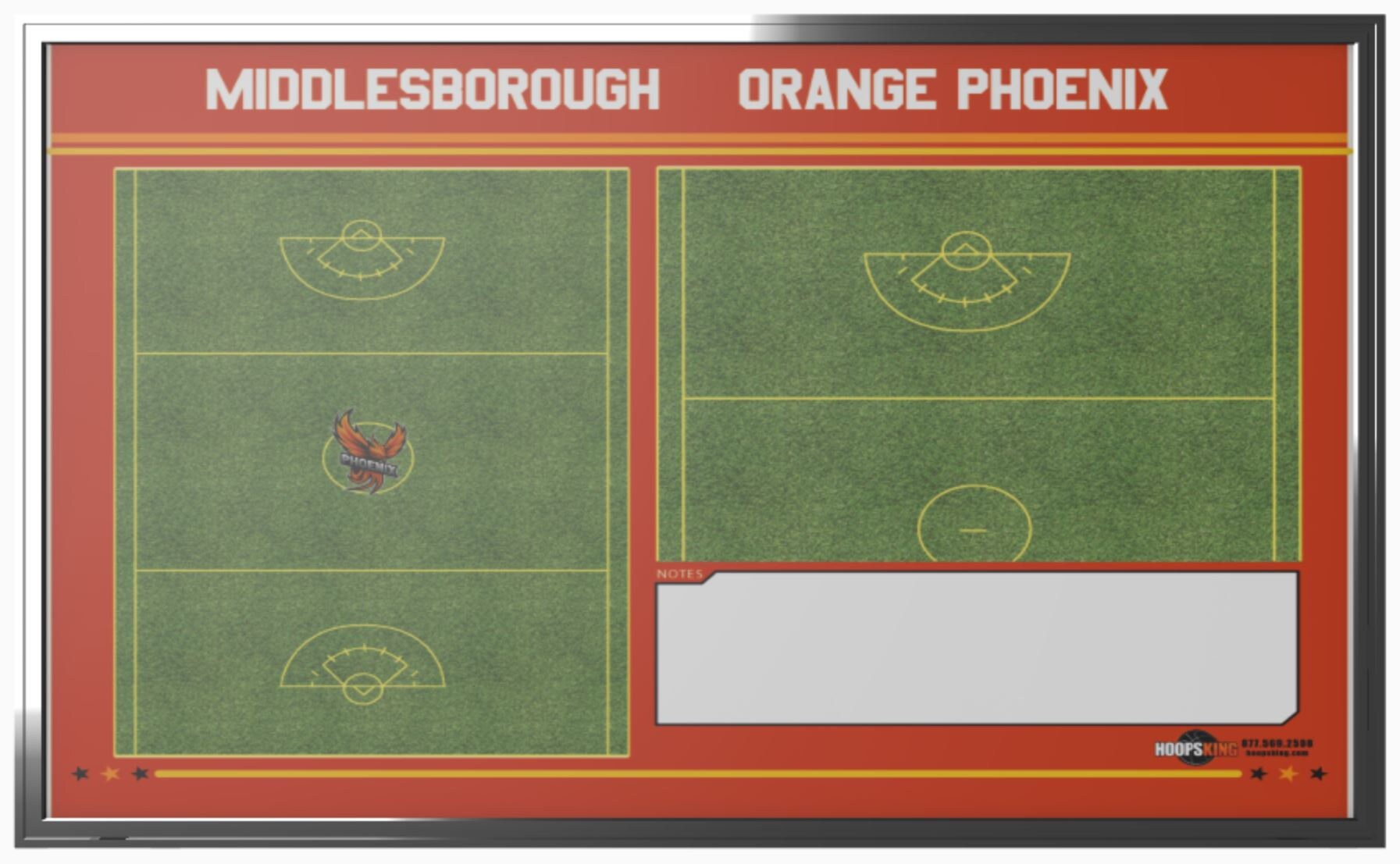 Custom Lacrosse Locker Room Whiteboard (wall), Lacrosse Board, Framed ...