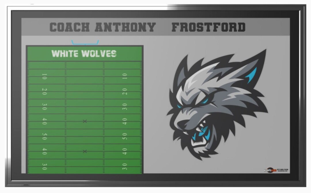 Custom Football Locker Room Whiteboard(wall), Basketball Board ...