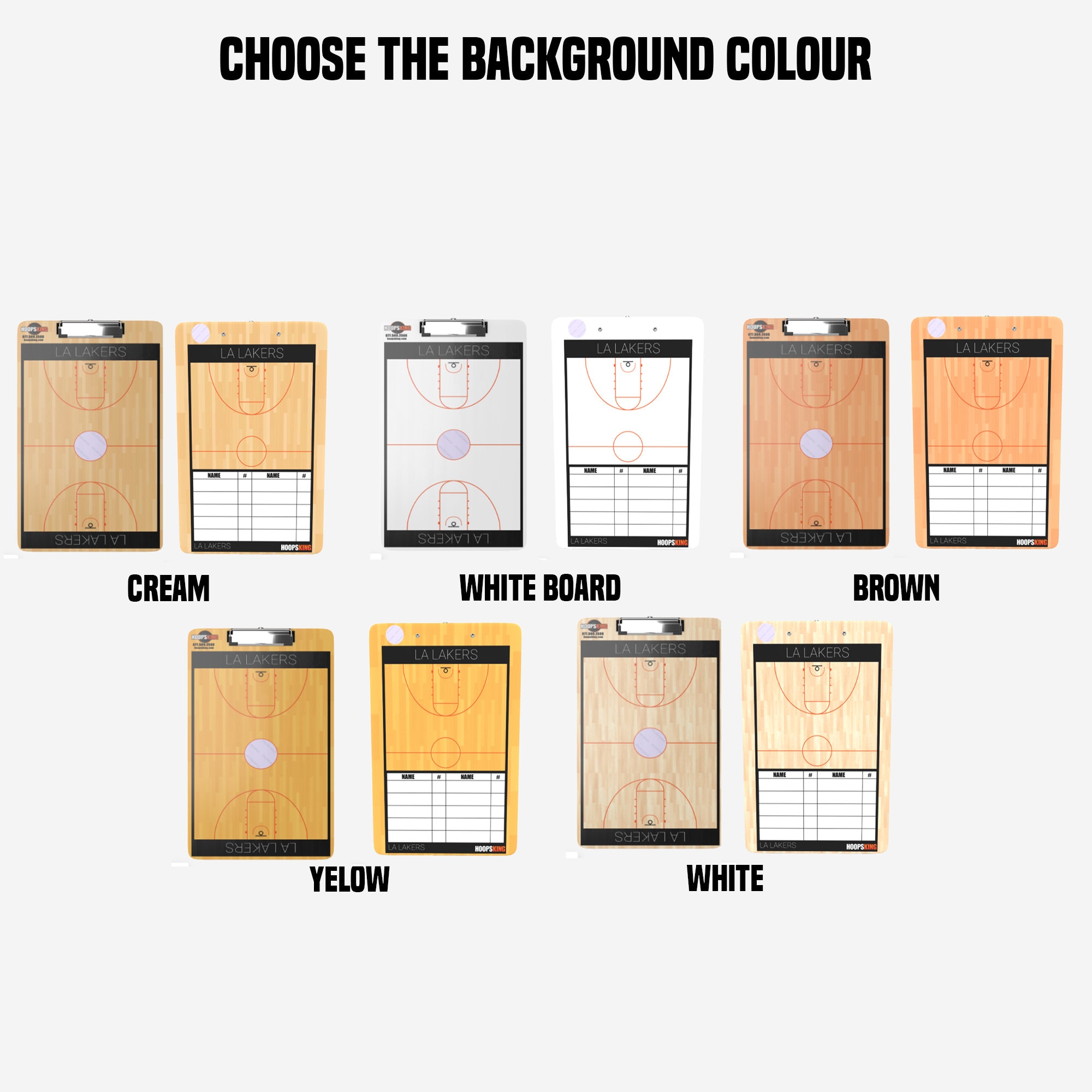 Personalized Coach Clipboard, Basketball Board, Lineup or Court Board ...