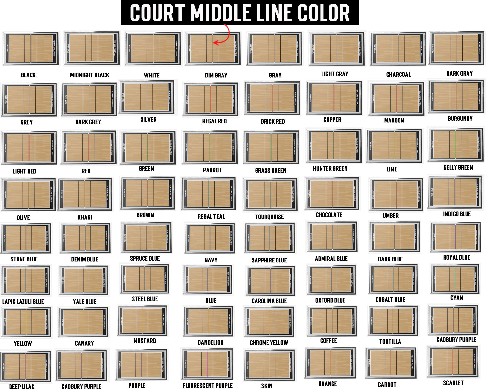 Custom Volleyball Locker Room Whiteboard (wall), Volleyball Board ...