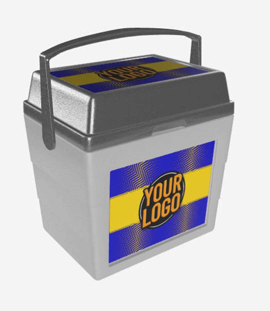 Custom Hardside Coolers With 24 Can, Full Body Vinyl Wrap Water Cooler ...