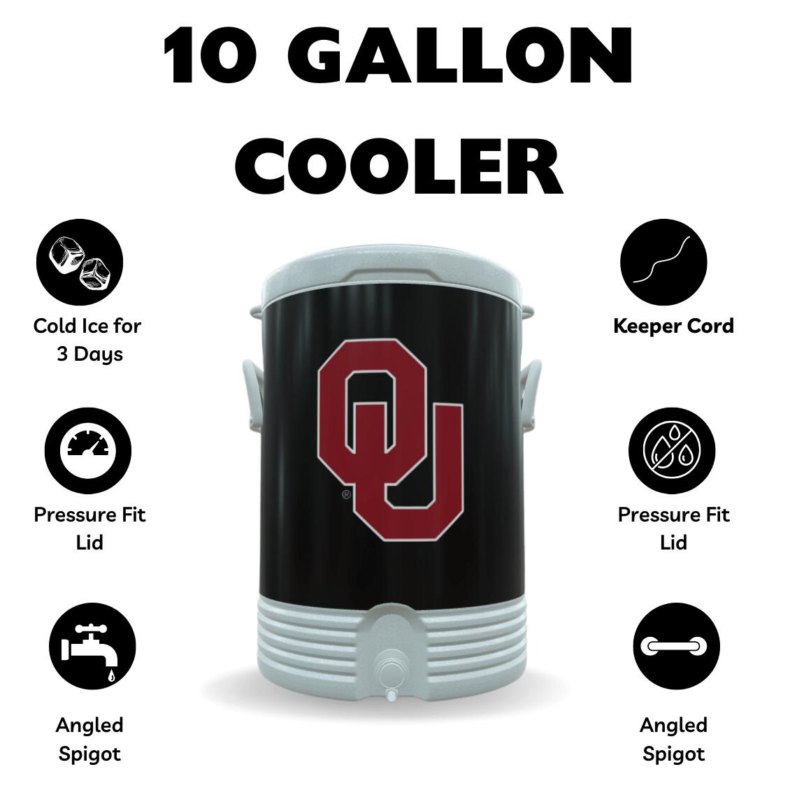 5 Gallon or 10 Gallon W/vinyl Wrap Beverage Cooler, Full Body Vinyl ...