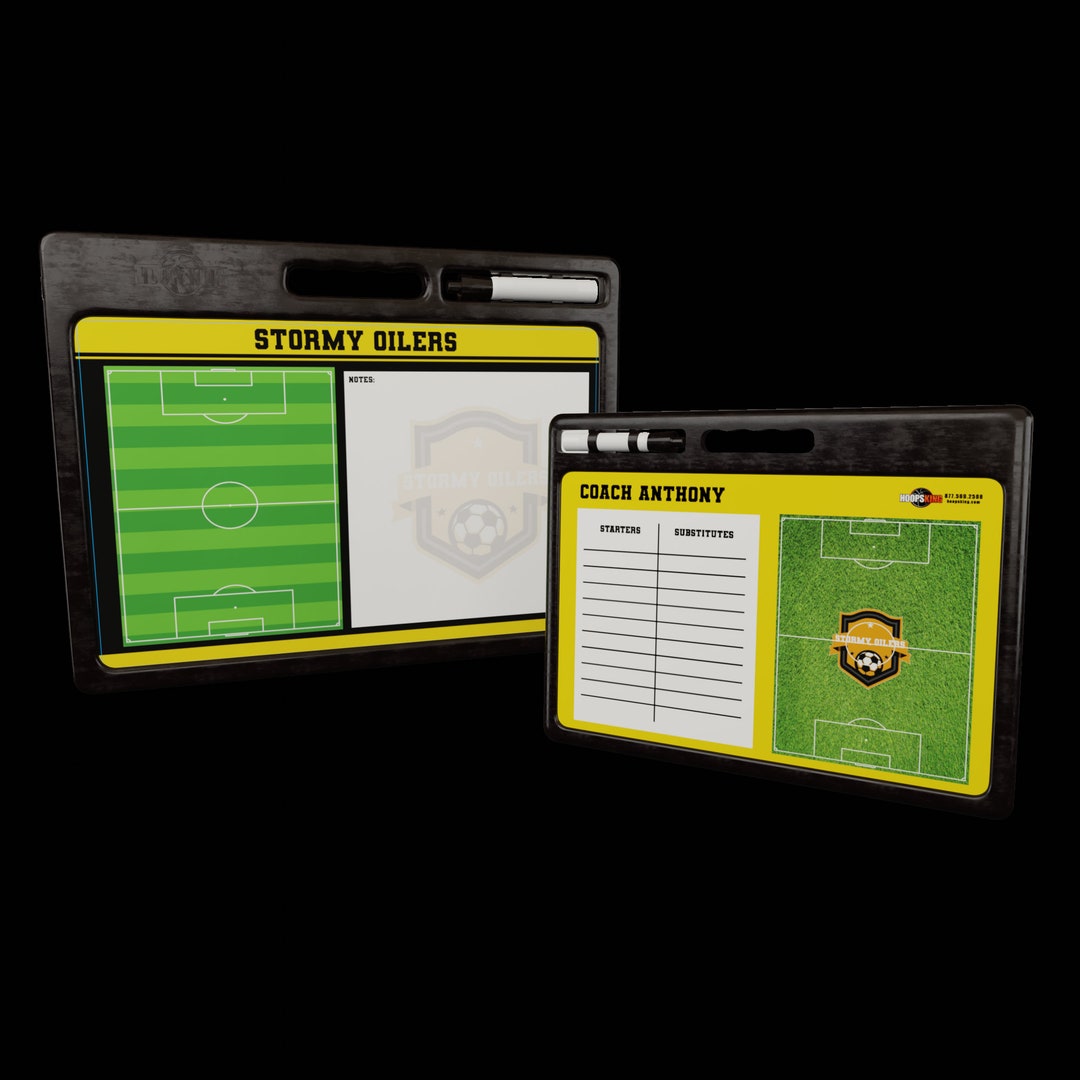 Custom Soccer Board, Soccer Board, Dry Erase Board, Coaching Board ...