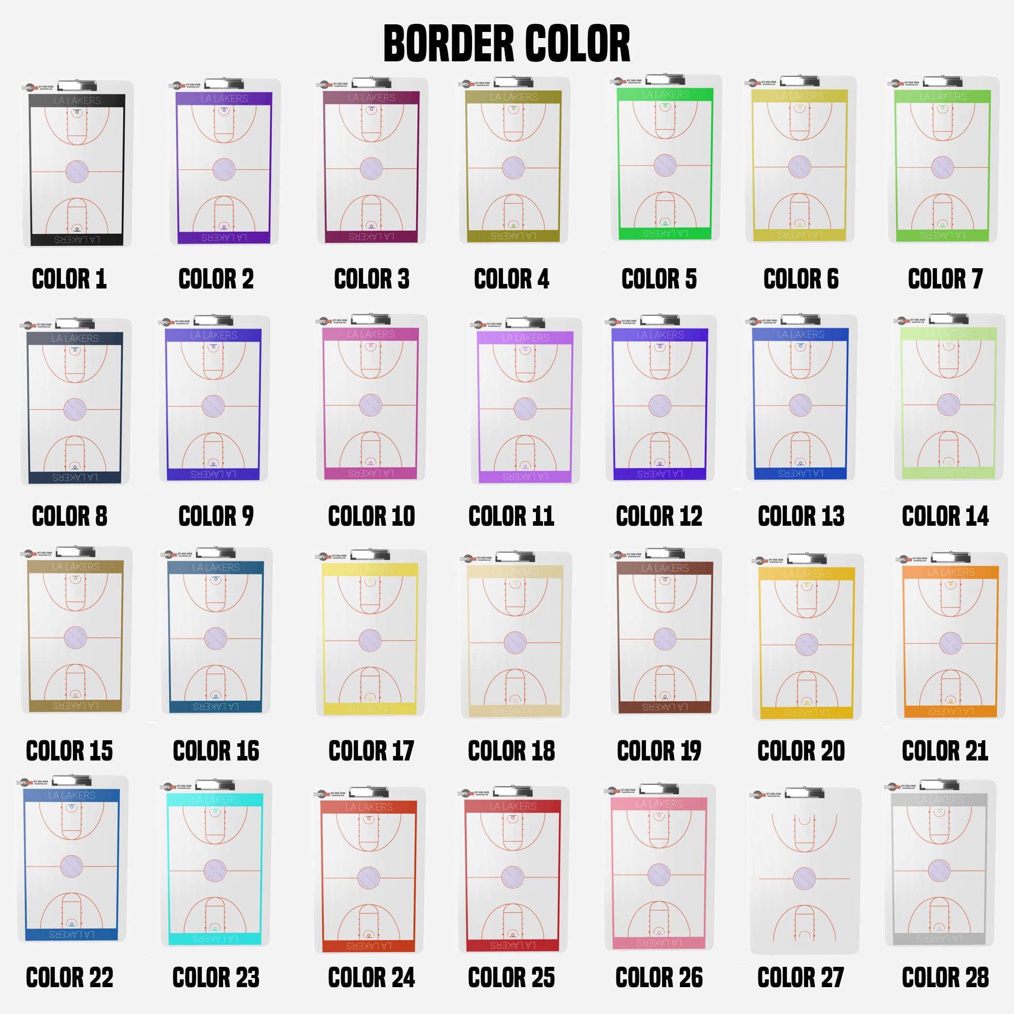 Personalized Coach Clipboard, Basketball Board, Lineup or Court Board ...