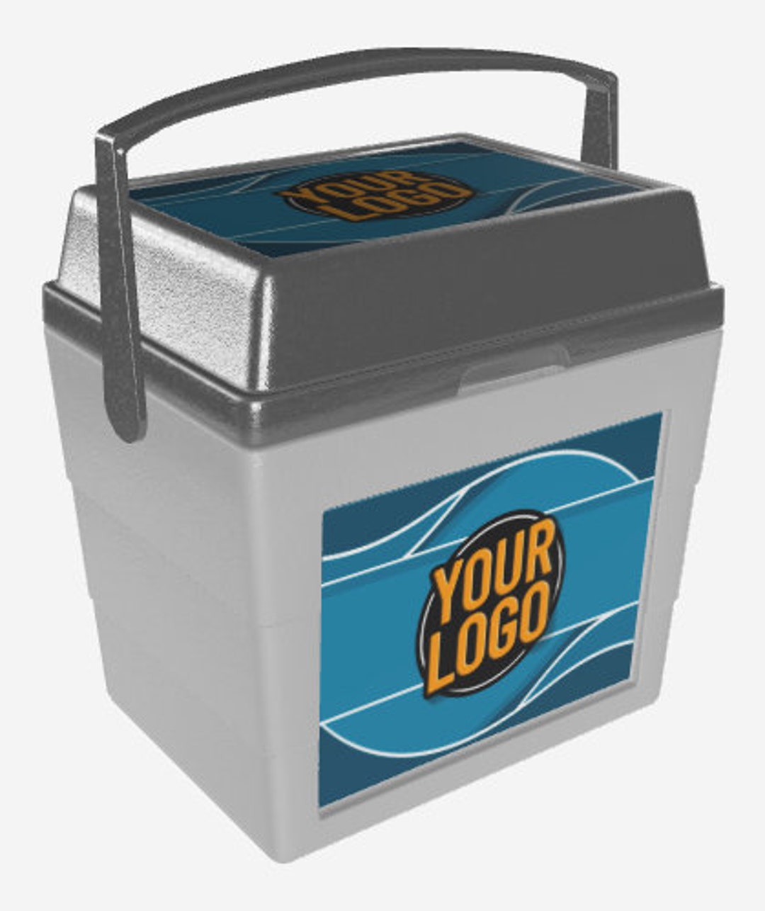 Custom Hardside Coolers With 24 Can, Full Body Vinyl Wrap Water Cooler ...