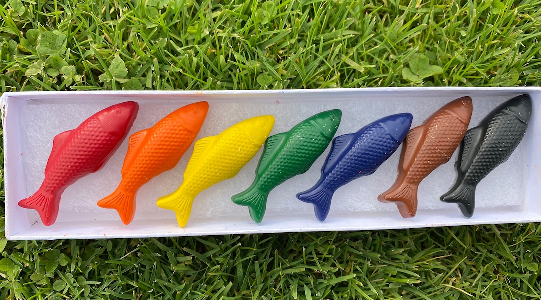 Fish Crayons - Etsy