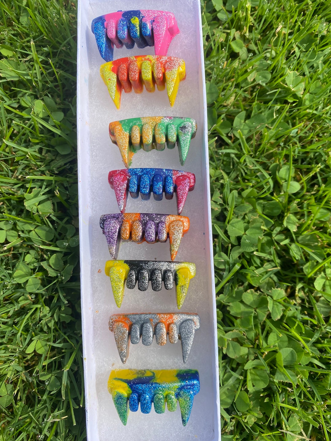 Vampire Teeth Crayons, Fang Crayons, Teeth Crayons - Etsy