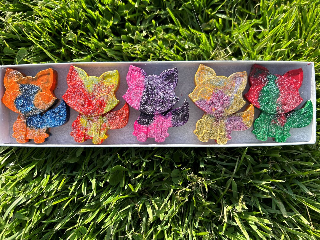 Fox Crayons Woodland Birthday Favors - Etsy