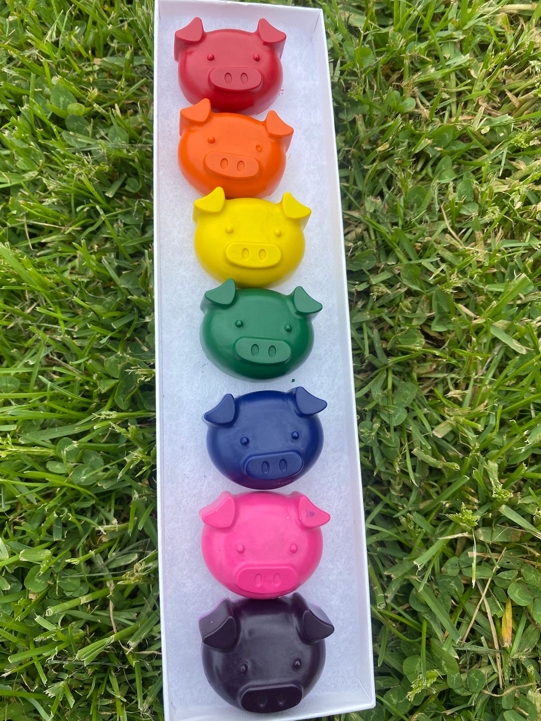 Pig Crayons, Farm Animal Birthday, Kids Birthday Favors, Kids Gifts - Etsy