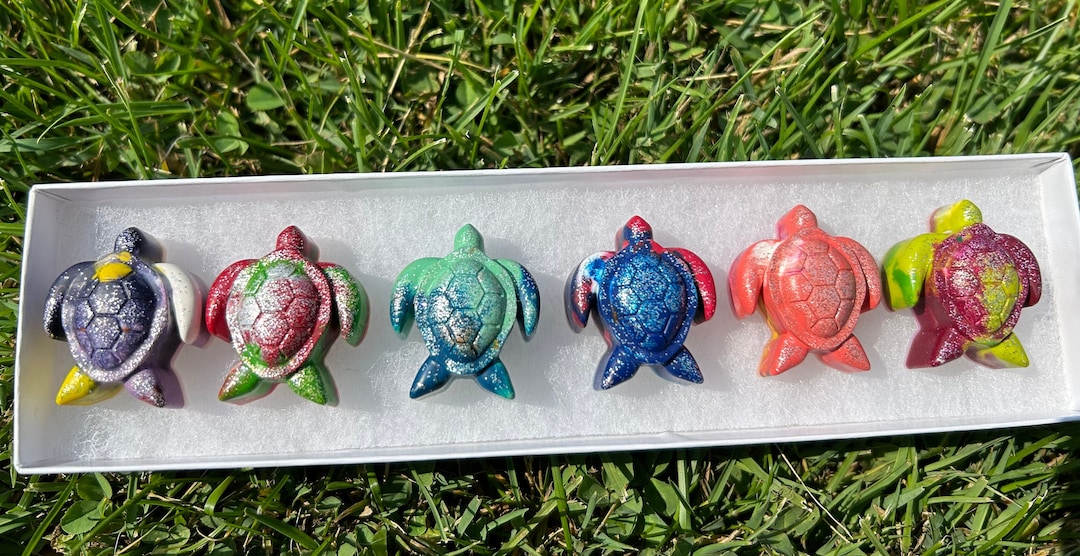 Sea Turtle Crayons - Etsy