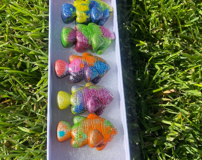 Fish Crayons Fish Party Favors Kids Gifts Gifts for Kids Kids Birthday ...
