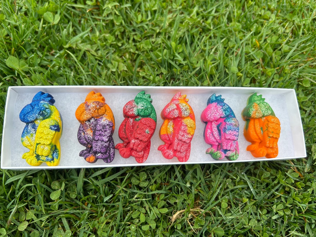 Colorful Parrot Shaped Crayons - Fun Art Supplies for Kids - Etsy
