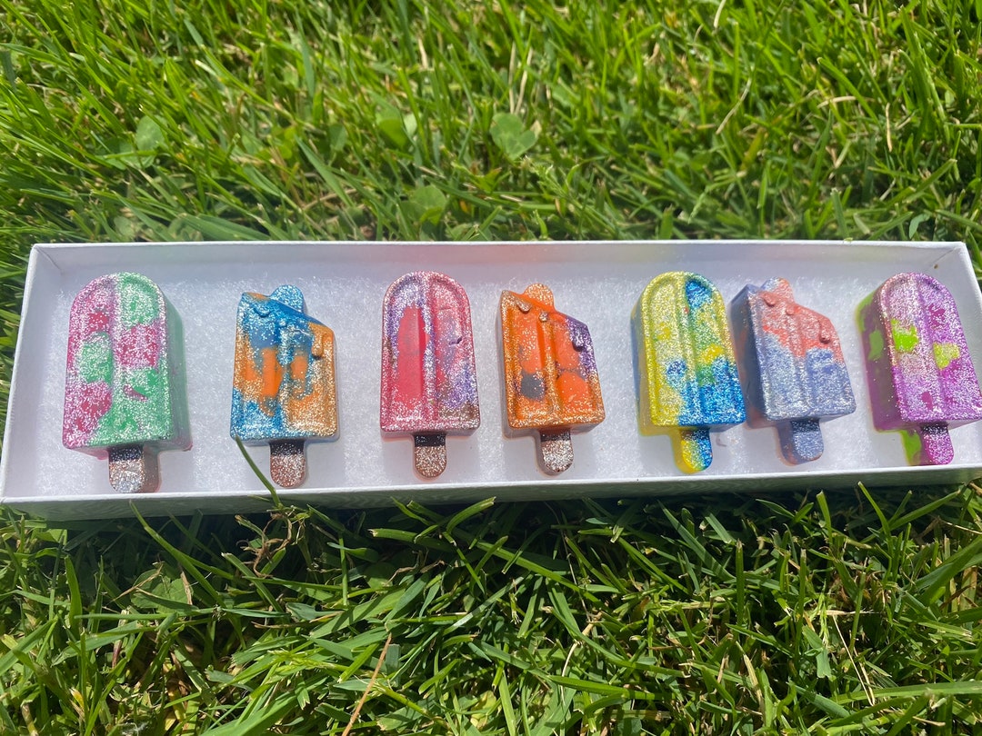 Popsicle Crayons - Etsy
