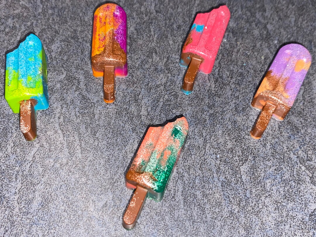 Small Popsicle Crayons - Etsy