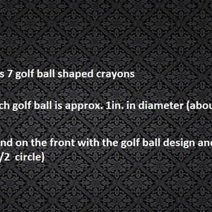 Golf Ball Crayons - Etsy
