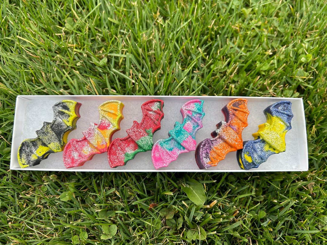 Bat Crayons - Etsy