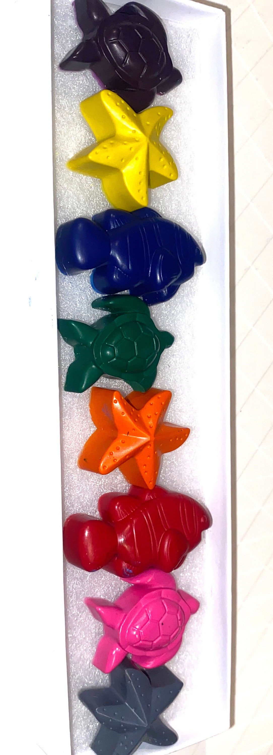 Sea Life Crayons Under the Sea Crayons turtle Crayons - Etsy