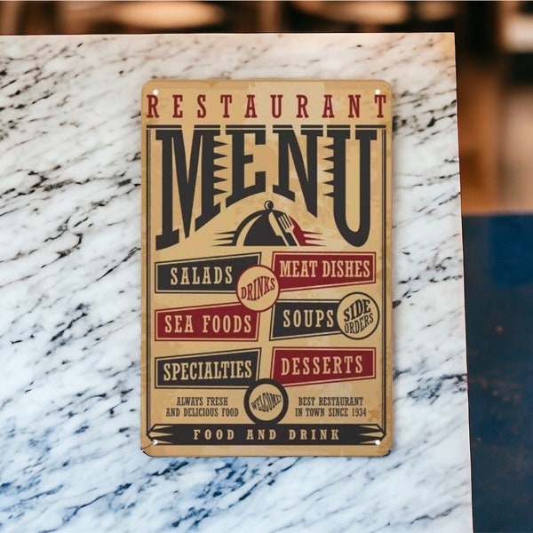 Restaurant Sign - Etsy