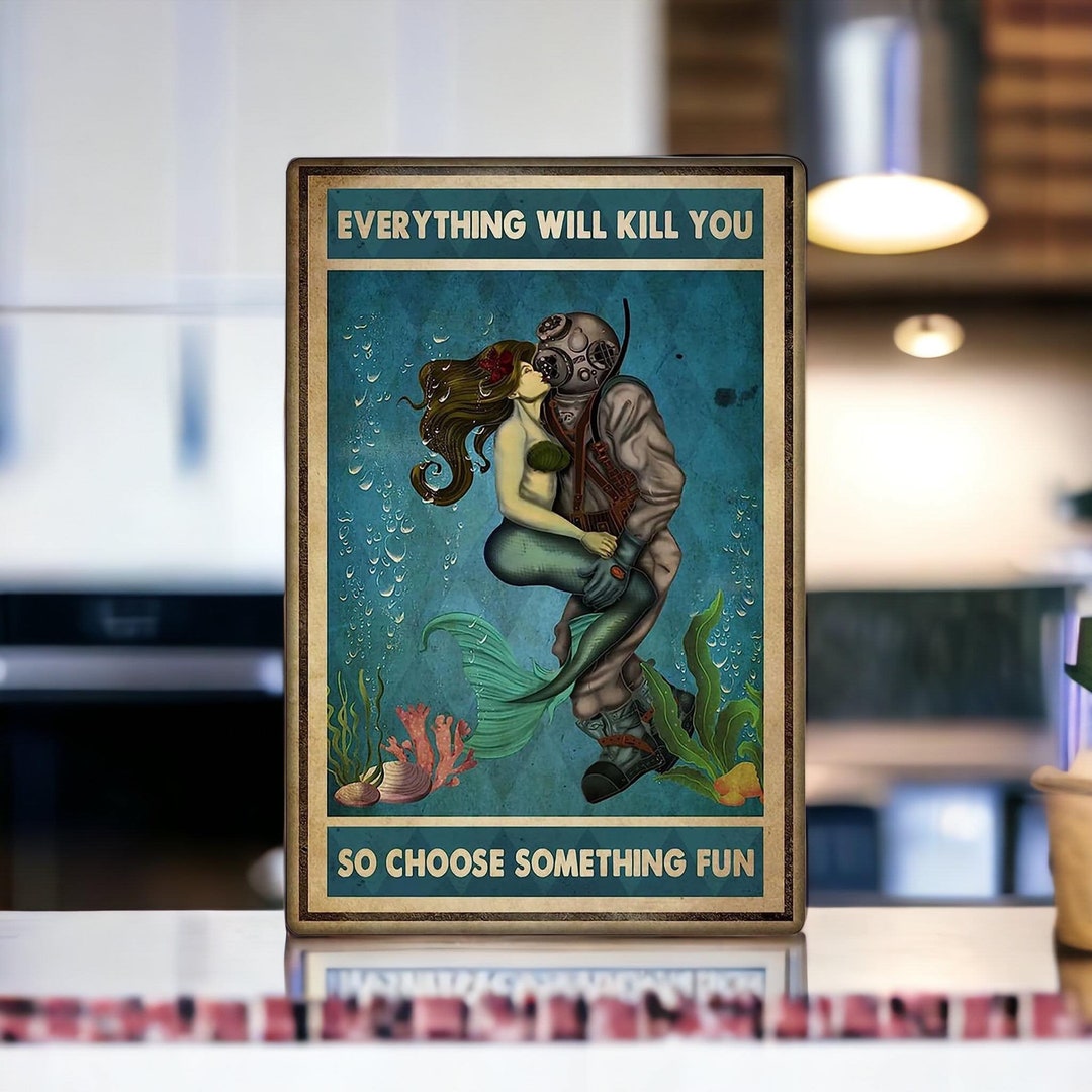 Vintage Tin Sign Everything Will Kill You so Choose - Etsy