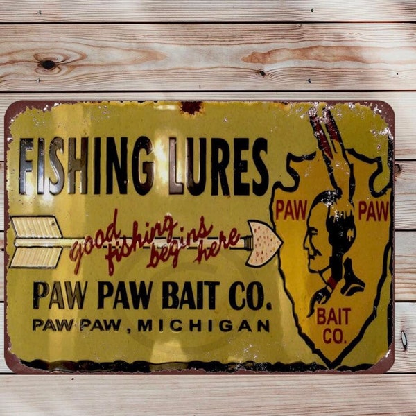 Paw Paw Bait Sign - Etsy