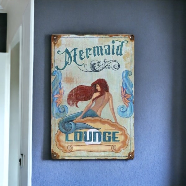 Mermaid Sign - Etsy