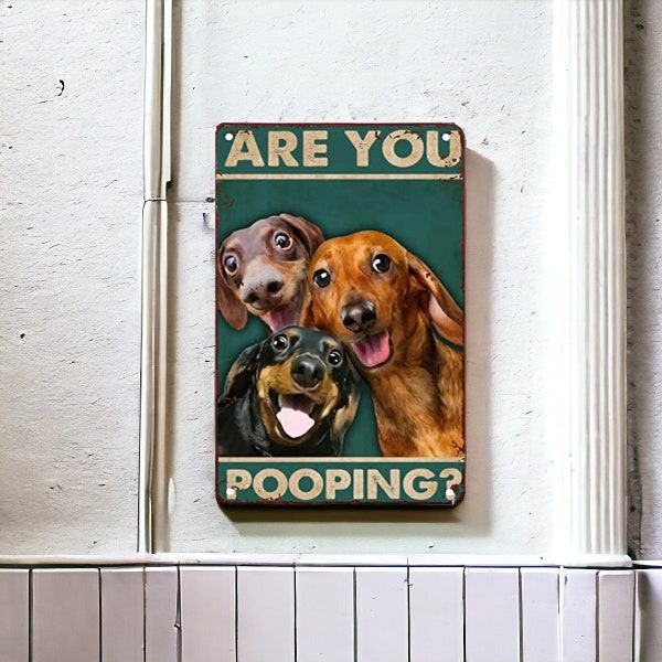 Bathroom Signs Dogs - Etsy