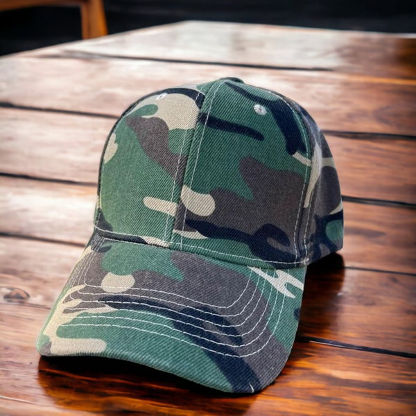 Camo Hat - Etsy