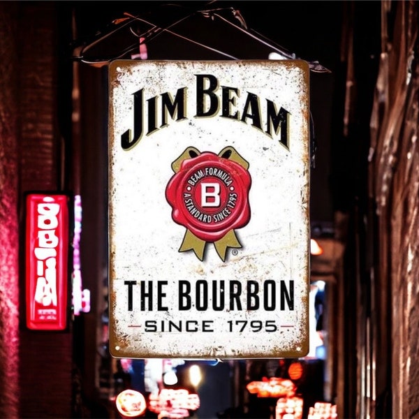 Jim Beam Sign - Etsy