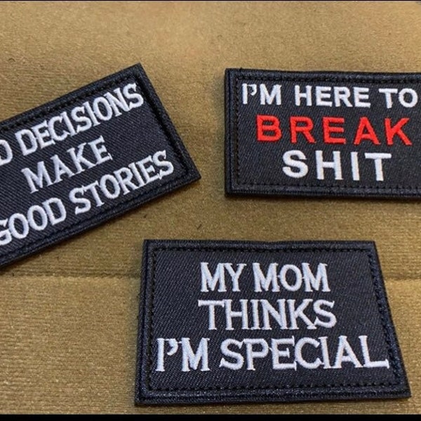 My Mom Thinks Im Special Patch - Etsy