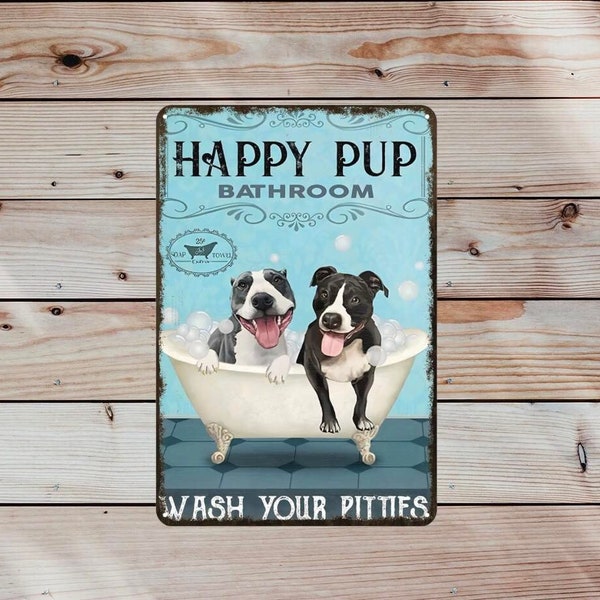 Bathroom Signs Dogs - Etsy