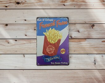 FRENCH FRIES ZONE Sign Fry Fryer Concessions Trailer - Etsy