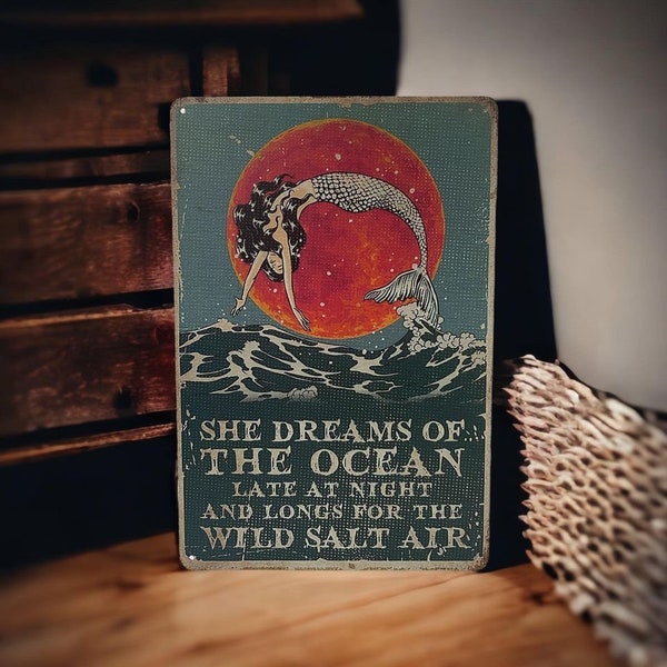 Metal Mermaid Wall Art - Etsy