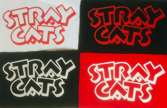 STRAY CATS Logo Big Back Patch Punk Psychobilly Rockabilly - Etsy
