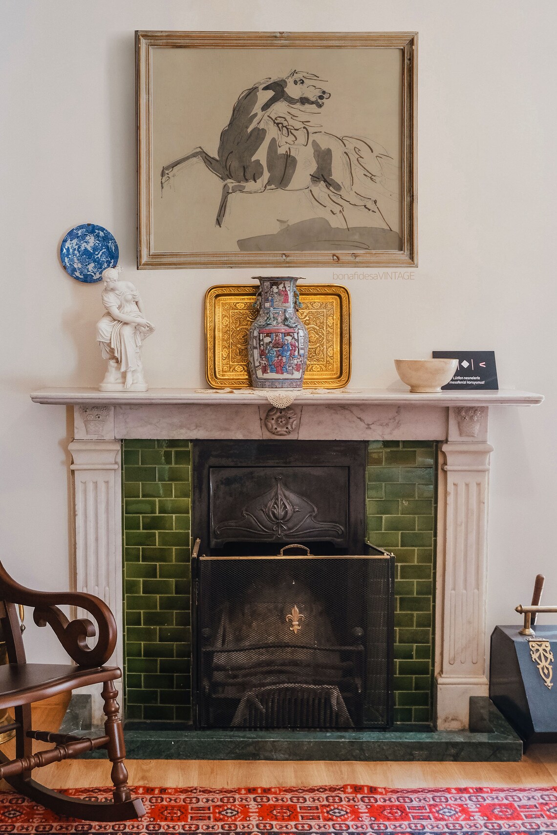 Antique Watercolor Horse Print, Vintage Equestrian Decor, Printable ...